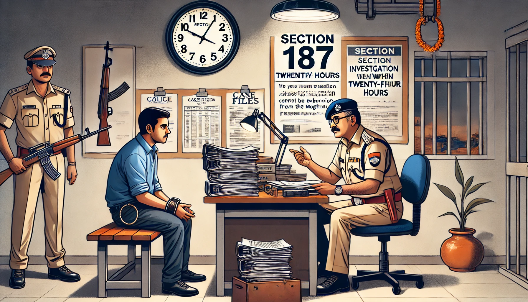 Sec. 187 BNSS (corresponds to sec. 167 CrPC) Procedure when ...